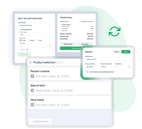repeater and group field support for repeaters and groups in cost