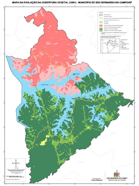 Evolucao Da Cobertura Vegetal 1991 Sbc Pdf