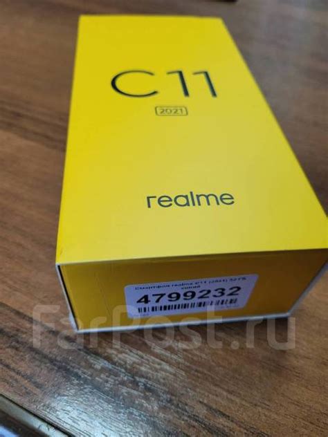 Новый Смартфон Realme C11 2021 2/32GB Lake Blue, 32 гб, 6.52", синий, в ...