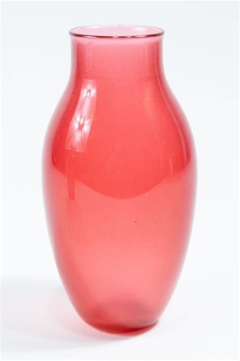 Lot Josh Simpson Art Glass Iridescent Vase 1993