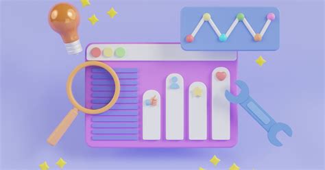 Data Analysis 3d Illustration Objects Ft Business And Data Envato