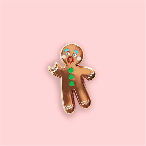 Gingerbread Pin Etsy