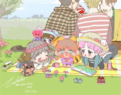 Bts 방탄소년단 Jimin 지민 Jungkook 중국 V 뷔 Btsfanart Bts Fanart Bts