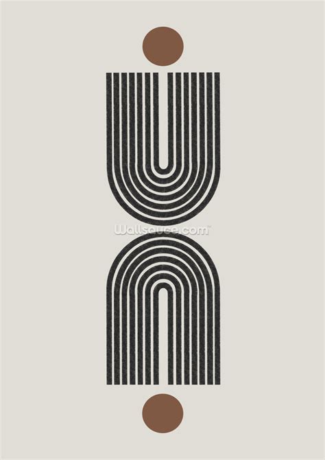 Geometric Shape Prints And Poster Wallsauce Uk