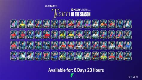 Fc 25 Ultimate Tots Brings 60 Top Rated Cards Back Into Packs Fifa Infinity