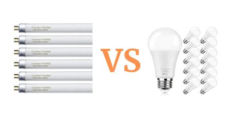 Fluorescent Light Bulb Differences Led Lights Vs Fluorescent Lights