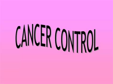 PPT Understanding Cancer Control Initiatives NHPA Overview PowerPoint Presentation ID 4432965