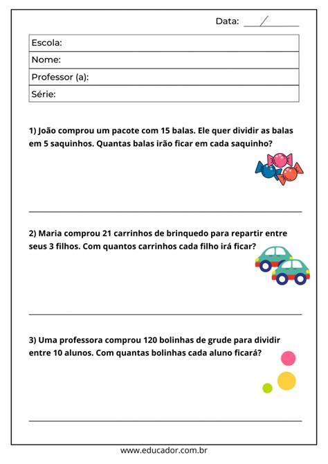 Atividades De AdiÇÃo E SubtraÇÃo 3o Ano Para Imprimir Atividades De