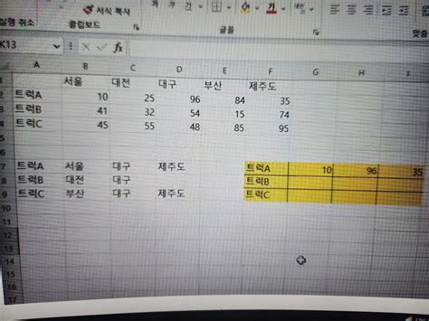 블라인드 블라블라 엑셀고수님들 이것좀알려줘여
