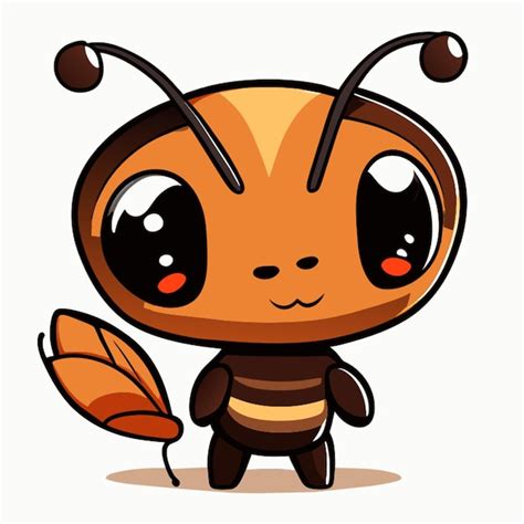 Premium Vector A Cute Ant Vector Illustration