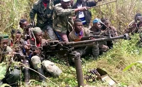 Nord Kivu du combat près de Nyanzale HAPAMEDIA