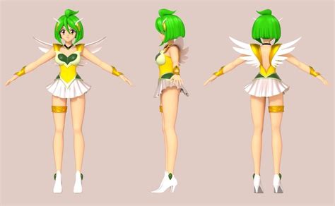 Love Angel Daisy 3d Model Rigged Cgtrader