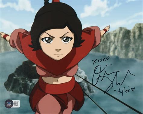 Olivia Hack Signed Avatar The Last Airbender 8x10 Photo Inscribed