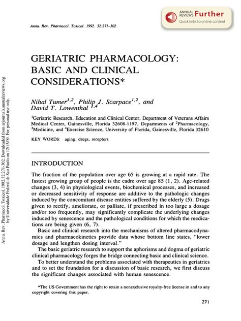Geriatric Pharmacology Pdf Heart Cell Signaling