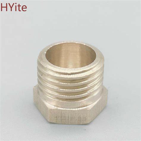 구리 18 14 38 12 34 수나사 황동 파이프 육각 머리 황동 엔드 캡 플러그 피팅 커플러 커넥터 어댑터 배관