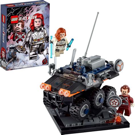 Lego Marvel Avengers Taskmasters Ambush Exclusive Black Widow Sdcc Set