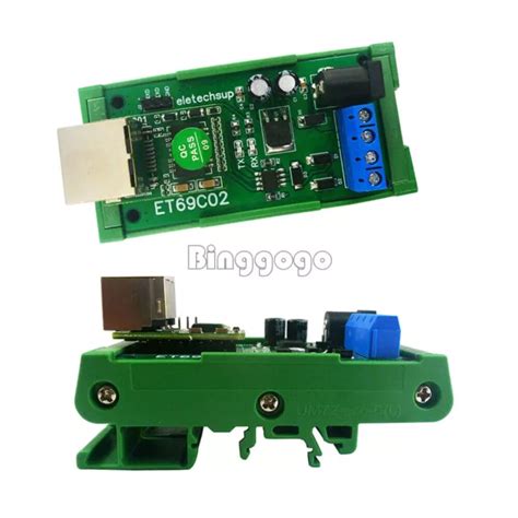 Rs485 To Ethernet Tcp Ip Converter Mqtt Modbus Rtu Module With Or Without Rails Eur 11 55