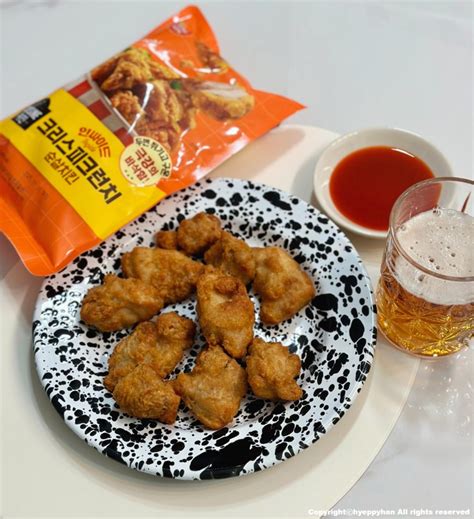 퀴진 인싸이드 크리스피 크런치 순살치킨 집에서 맥주안주 에어프라이어 치킨 네이버 블로그