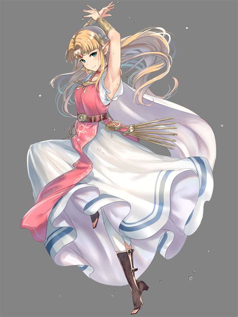 Princess Zelda The Legend Of Zelda And 2 More Drawn By Haru Nakajou