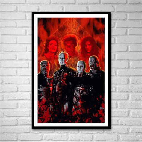 3 Sizes Hellraiser Pinhead Cenobites Art Print Poster By Scott Etsy
