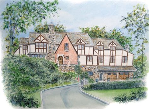 Order Your House Portrait House Portraits By Sebes