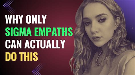 Why Only Sigma Empaths Can Actually Do This | NPD | Healing | Empaths Refuge - YouTube