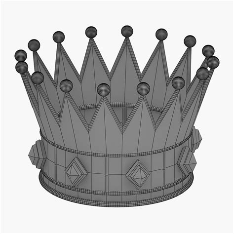 Crown King Print 3d Model Turbosquid 1625141