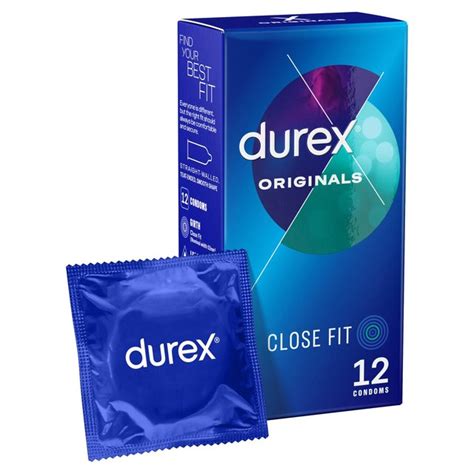 Durex Originals Condoms With Silicone Lube Close Fit Ocado