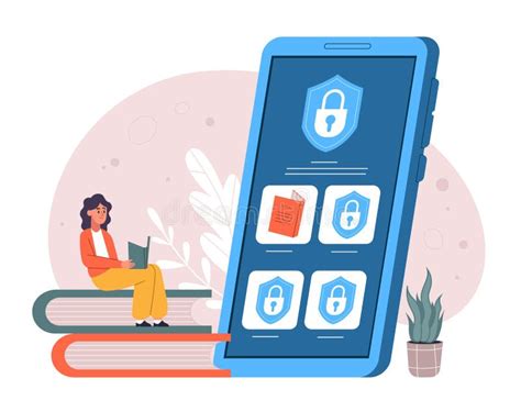 Parent Software Control Restrict Content And Limit Time Stock Vector