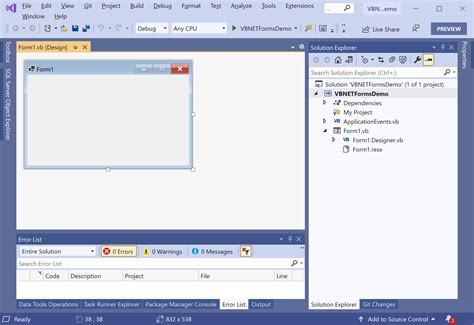 Vb Net Windows Forms Application Vb Net Tutorial