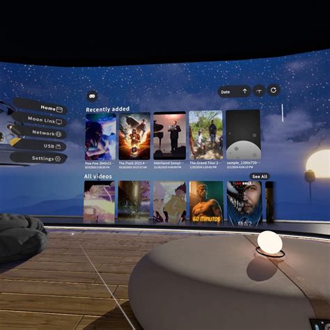 Moon Vr播放器新手引导 Moon Vr 最佳vr视频播放器 透视与混合现实