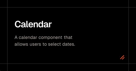 Calendar Shadcn Svelte