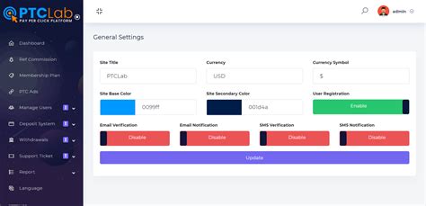 PtcLAB Pay Per Click Platform By ViserLab CodeCanyon