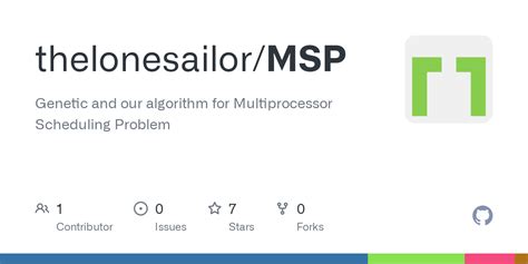 Github Thelonesailor Msp Genetic And Our Algorithm For