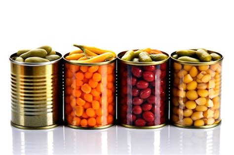 Premium Ai Image Photo Of Canned Vegetables Isolated White Background