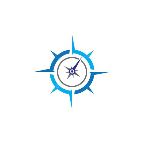 Templat Design Vector Design Images Compass Icon Vector Illustration