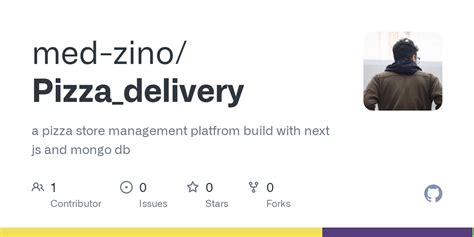 Github Med Zino Pizza Delivery A Pizza Store Management Platfrom