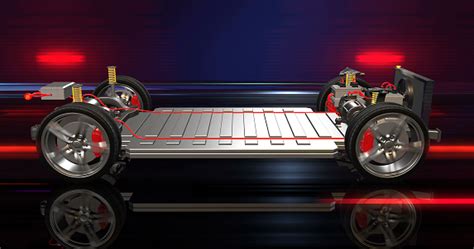 리튬 배터리 팩이 장착 된 일반 전기 자동차 지속 가능한 에너지 전기 자동차 대체 연료 자동차에 대한 스톡 사진 및 기타 이미지