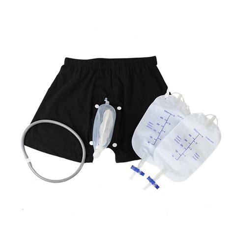 Wearable Urine Bag Male Urinal Bag Incontinence Pants For Men Reusable