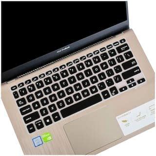 Saco Keyboard Protector Silicone Skin Cover For Asus Vivobook X Da Inch Laptop Black