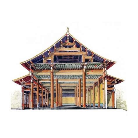 Classic Chinese Ancient Buildings Cutaways Li Architecture