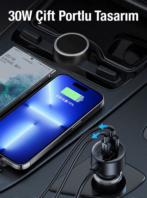 Baseus 30w Usb Type C Hızlı Şarj Araç Çakmaklık Çoklayıcı Fiyatları