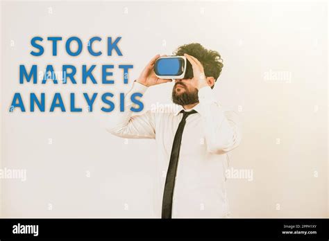 Handwriting Text Stock Market Analysis Concept Meaning Enables