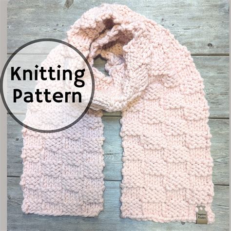 Easy Knitted Scarf Pattern For Beginners Naptime Knitter Design