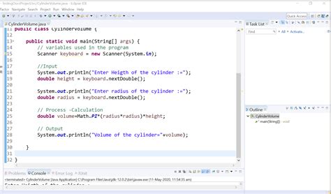 Volume Of A Cylinder Java Program 2024 TestingDocs