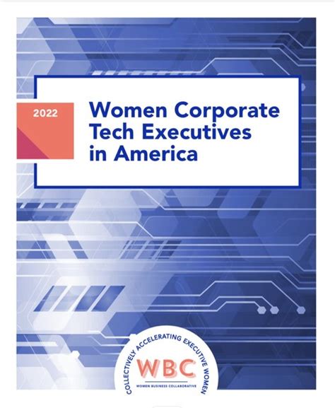 New Women Corporate Tech Executives In America Report From Women