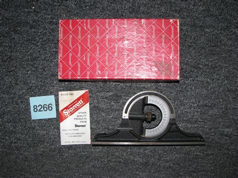 Starrett Cpr 1224w Cast Iron Reversible Protractor Head For Combination