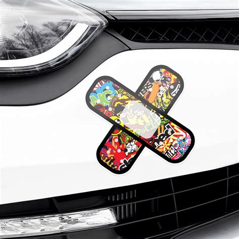 Sticker Bomb Plaster Car Sticker Covers A Scratch Or Dent Carlaptop