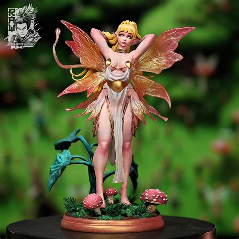 3d Printable Lynetta Fairy Pin Up 75mm And 120mm Nsfw Ver By Ronin