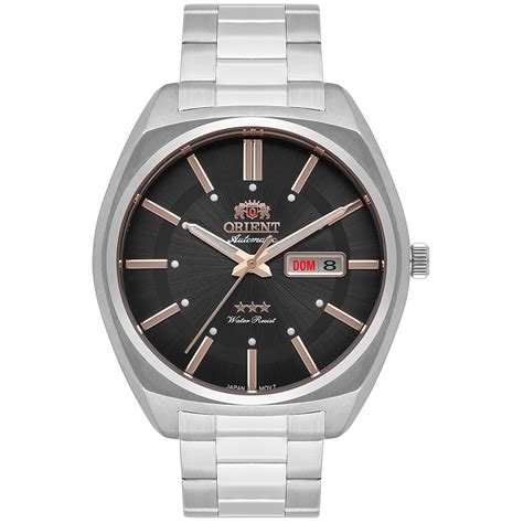 Relogio Orient Automatico Masculino Classico F49ss025 Prata Orient